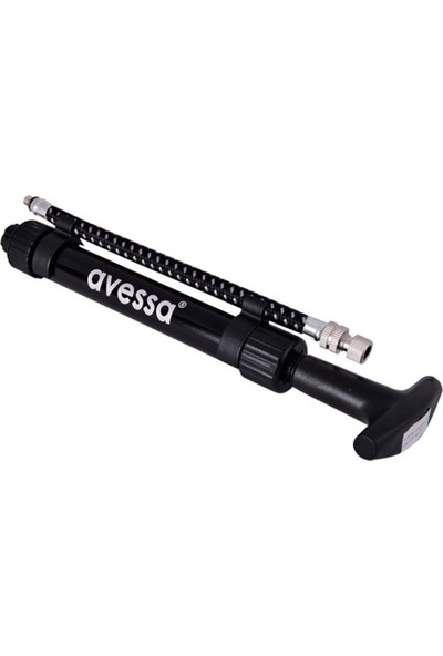 Avessa Aleminyum El Pompası Siyah Hortumlu Top Pompa Avessa Aleminyum El Pompası Siyah Hortumlu Top Pompa