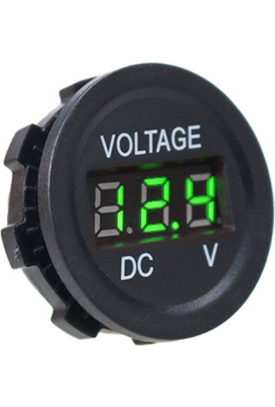 Earueletrıc - DC5V-30V LED Panel Mini Dijital Voltmetre - Yeşil Earueletrıc - DC5V-30V LED Panel Mini Dijital Voltmetre - Yeşil