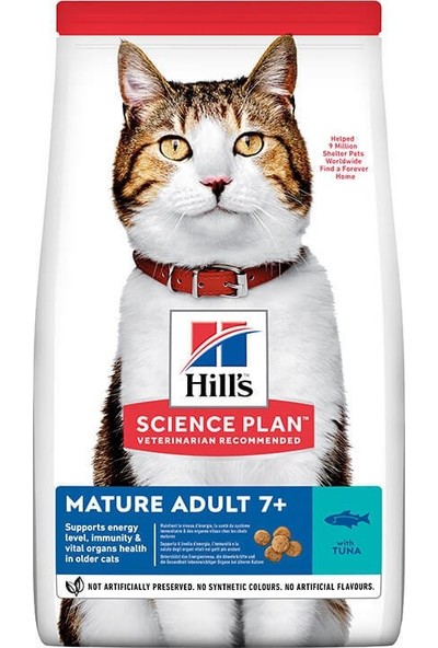 Hills Mature +7 Ton Balıklı Yaşlı Kedi Maması 1.5 kg Hills Mature +7 Ton Balıklı Yaşlı Kedi Maması 1.5 kg