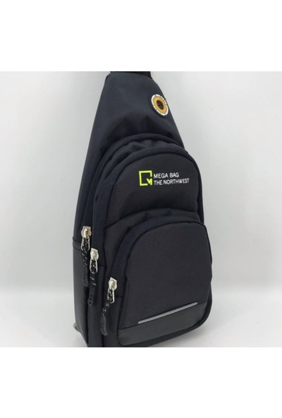 Mega Bag USB Cıkıslı Su Gecirmez Çapraz Askılı Göğüs ve Sırt Çantası, Günlük Body Bag Unisex Çanta