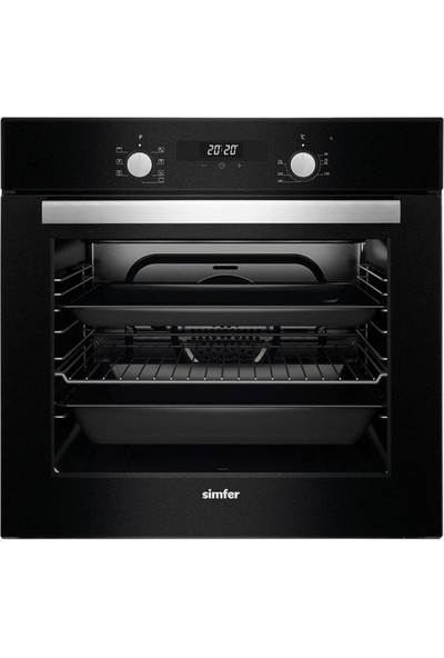 Simfer 7327 Siyah Cam 8 Fonksiyon Elektro Turbo Dijital Fırın Simfer 7327 Siyah Cam 8 Fonksiyon Elektro Turbo Dijital Fırın