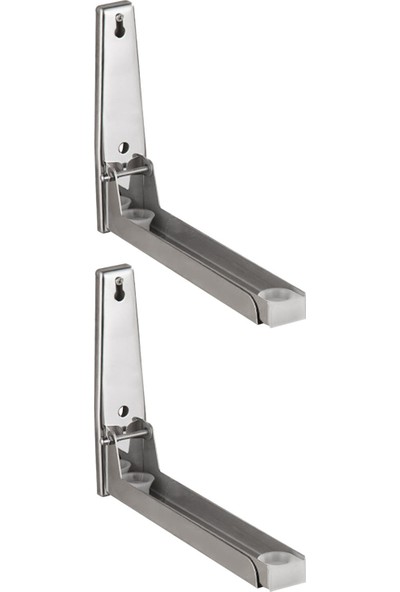 Dolity Ayarlanabilir Katlanabilir 201 Paslanmaz Çelik Mutfak Için Montaj Braketi - Gümüş (Yurt Dışından)