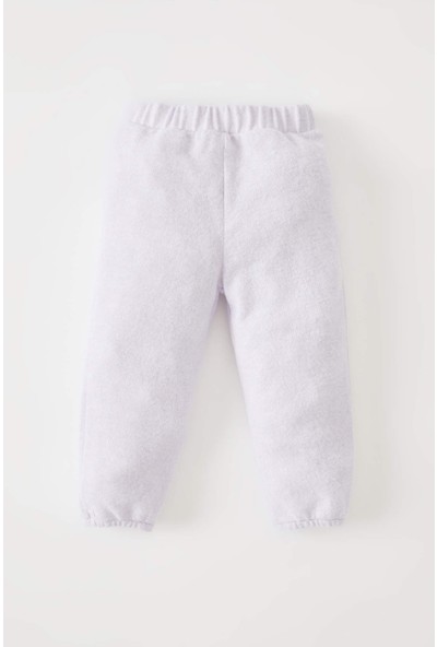 DeFacto Kız Bebek Regular Fit Triko Görünümlü Uzun Tayt W3462A221WN