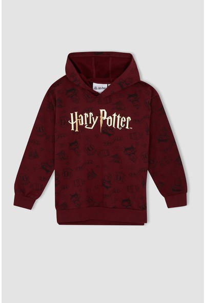 DeFacto Erkek Çocuk Harry Potter Lisanslı Relax Fit Kapüşonlu İnce Sweatshirt Kumaşı Sweatshirt V8647A621WN DeFacto Erkek Çocuk Harry Potter Lisanslı Relax Fit Kapüşonlu İnce Sweatshirt Kumaşı Sweatshirt V8647A621WN