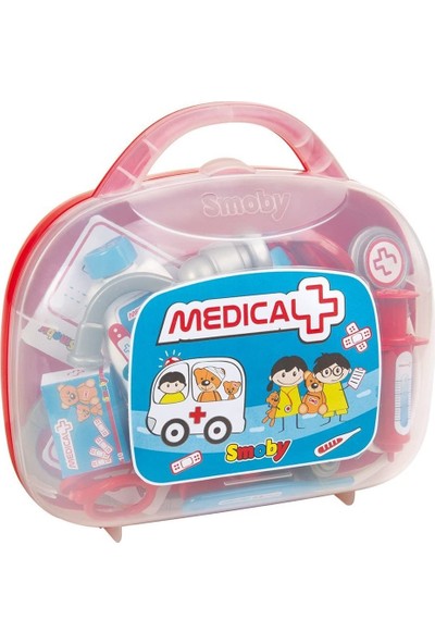 Smoby 7600340100 Smoby, Vanity Doctor - Doktor Çantası / +3-6 Yaş