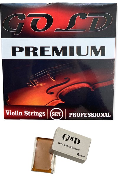 Gold Profesyonel Keman Teli ve Reçine Gold Profesyonel Keman Teli ve Reçine