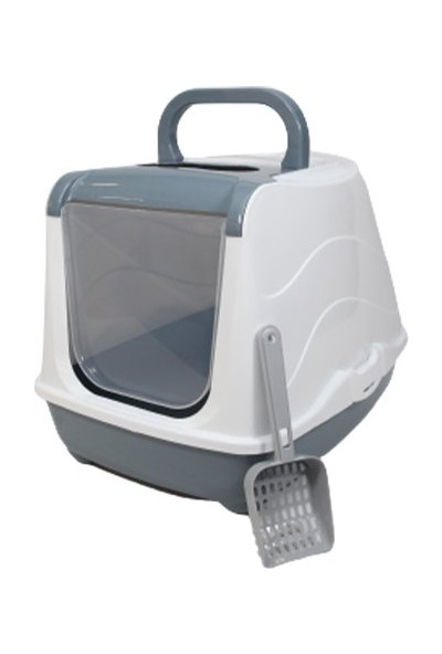 Mio Kapalı Kedi Tuvaleti gri 36 x 49 x 39 cm