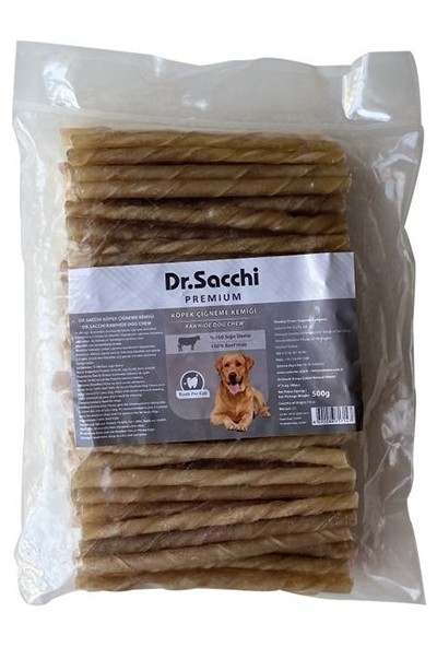 Dr. Sacchi Dr.sacchi Köpek Burgu Çubuk Naturel 100 Adet Dr. Sacchi Dr.sacchi Köpek Burgu Çubuk Naturel 100 Adet