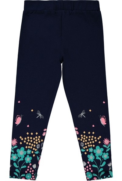 Civil Girls Kız Çocuk Uzun Tayt 2-5 Yaş Lacivert
