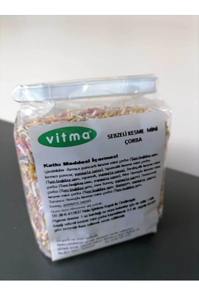 Vitma Sebzeli Kesme Mini Çorba