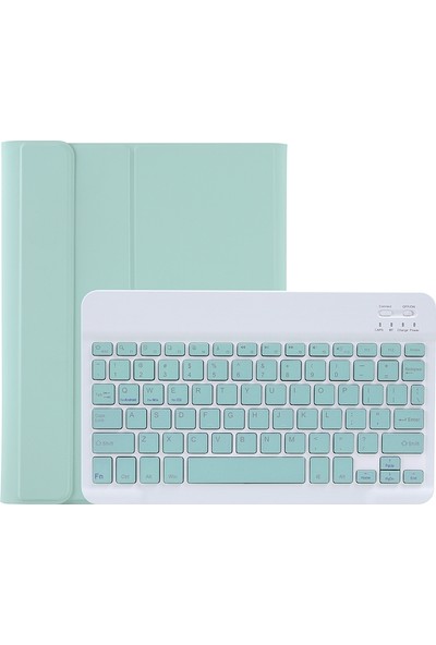Sunsky C098B Bluetooth Klavye Kılıfı Için iPad Air 4 10.9 Inç (2020) Yeşil (Yurt Dışından)