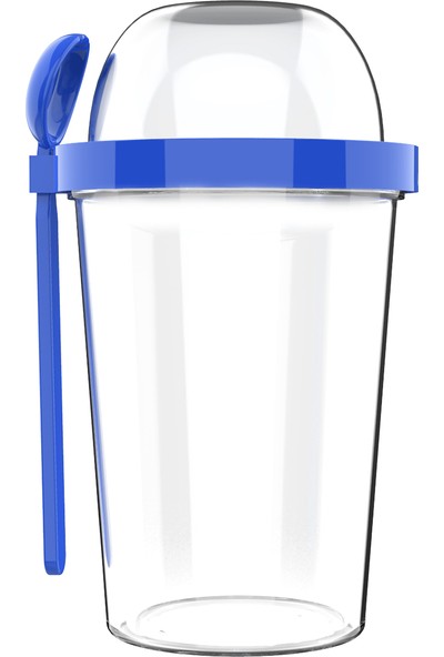 Poppard Capsule 450 ML + 100 ML  Granola Atıştırmalık Kabı - Lacivert