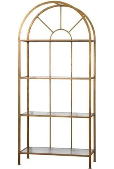 Zey Designer Metal Gold Kitaplık Zey Designer Metal Gold Kitaplık