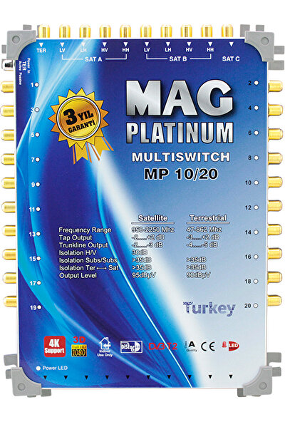 Mag 10*20 Sonlu Uydu Santrali Mag Platınum