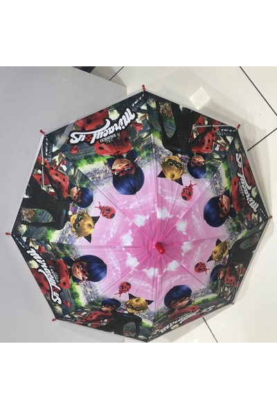 YVZ Uğur Böceği Kara Kedi Çocuk Şemsiyesi YVZ Uğur Böceği Kara Kedi Çocuk Şemsiyesi