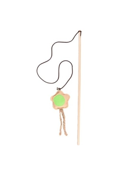 Flamingo Çicekli Doğal Kedi Oltası