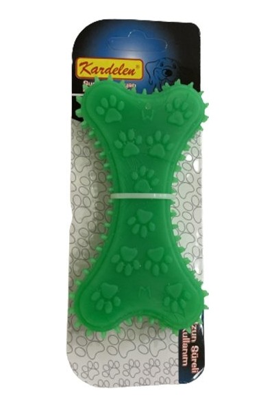 Pet Pretty Petpretty Plastik Pati Desenli Kemik Köpek Oyuncağı Yeşil L 14 x 8 cm Pet Pretty Petpretty Plastik Pati Desenli Kemik Köpek Oyuncağı Yeşil L 14 x 8 cm