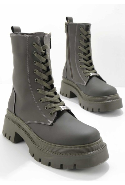 Bambi Mat Haki Kadın Bot & Bootie K02703211009