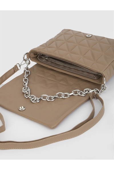 İLVİ Clariss Kadın El Çantası Vizon