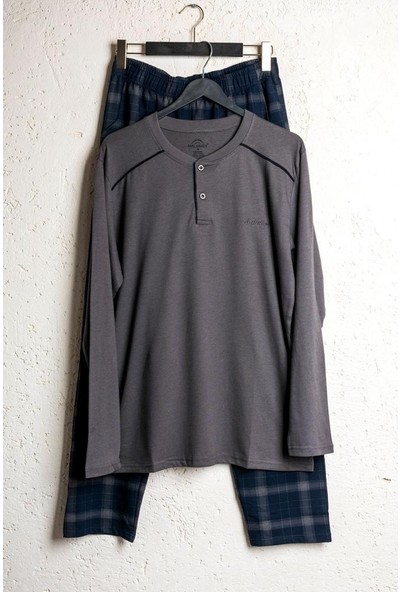 Malabadi Ekoseli Erkek Pijama Takımı Düğmeli Yaka Kışlık Uzun Kollu Pijama 6015 Malabadi Ekoseli Erkek Pijama Takımı Düğmeli Yaka Kışlık Uzun Kollu Pijama 6015