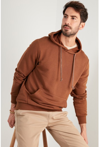 Buratti Pamuklu Kapüşonlu Kanguru Cepli Sweat Erkek Sweat 5905240 Buratti Pamuklu Kapüşonlu Kanguru Cepli Sweat Erkek Sweat 5905240