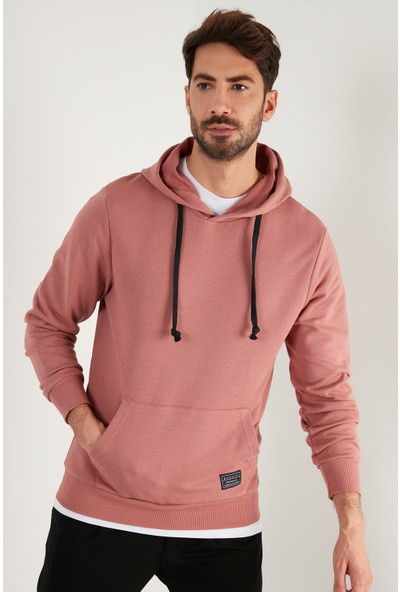 Buratti Pamuklu Kapüşonlu Kanguru Cepli Sweat Erkek Sweat 5905240 Buratti Pamuklu Kapüşonlu Kanguru Cepli Sweat Erkek Sweat 5905240