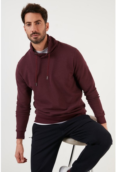 Buratti Pamuklu Dik Yaka Slim Fit Sweat Erkek Sweat 5905032
