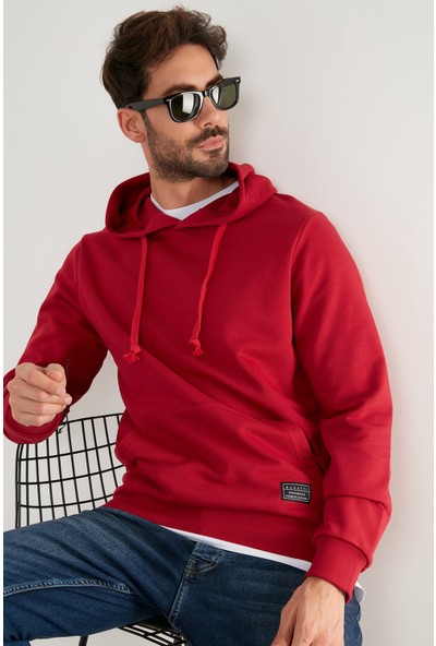 Buratti Pamuklu Kapüşonlu Kanguru Cepli Sweat Erkek Sweat 5905240 Buratti Pamuklu Kapüşonlu Kanguru Cepli Sweat Erkek Sweat 5905240