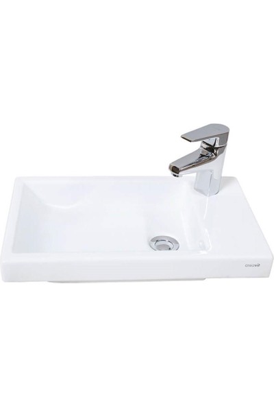 Creavit Elmas 30X50 cm Tezgah Üstü Çanak Lavabo TP026