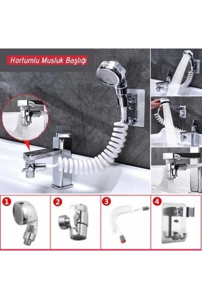 Fırsat Geldi 2 In 1 Spiral Hortumlu Ayarlanabilir Hareketli Banyo Mutfak Lavabo Musluk Duş Başlığı Fırsat Geldi 2 In 1 Spiral Hortumlu Ayarlanabilir Hareketli Banyo Mutfak Lavabo Musluk Duş Başlığı