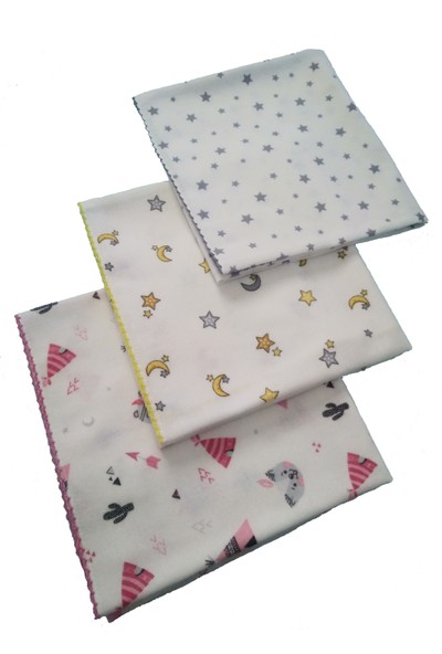 Yumy Baby 3 Adet Çok Amaçlı Pazen Bebek Battaniyesi