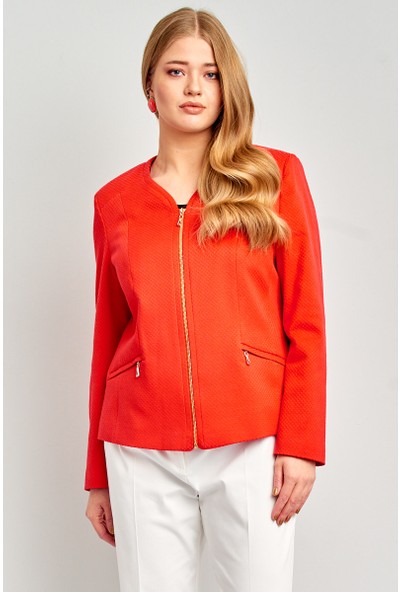 Ekol Kabartma Desenli Ceket