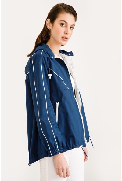 Ekol Kapüşonlu Trençkot