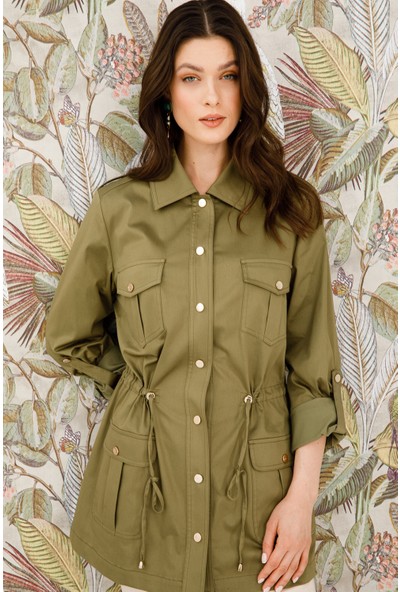 Ekol Yakalı Trençkot Ekol Yakalı Trençkot