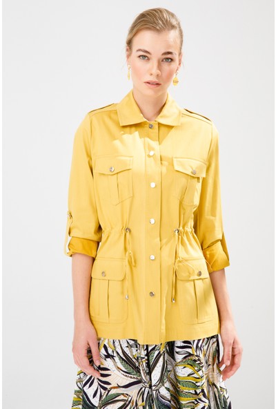 Ekol Yakalı Trençkot Ekol Yakalı Trençkot