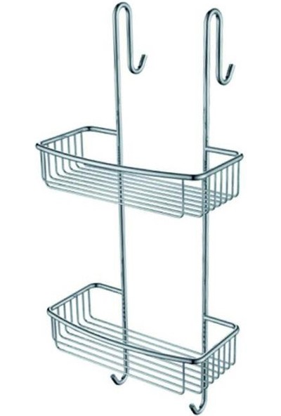 Bocchı Tel Sabunluk Malzemelik Ikili Kabine Asma Krom 3050 0019