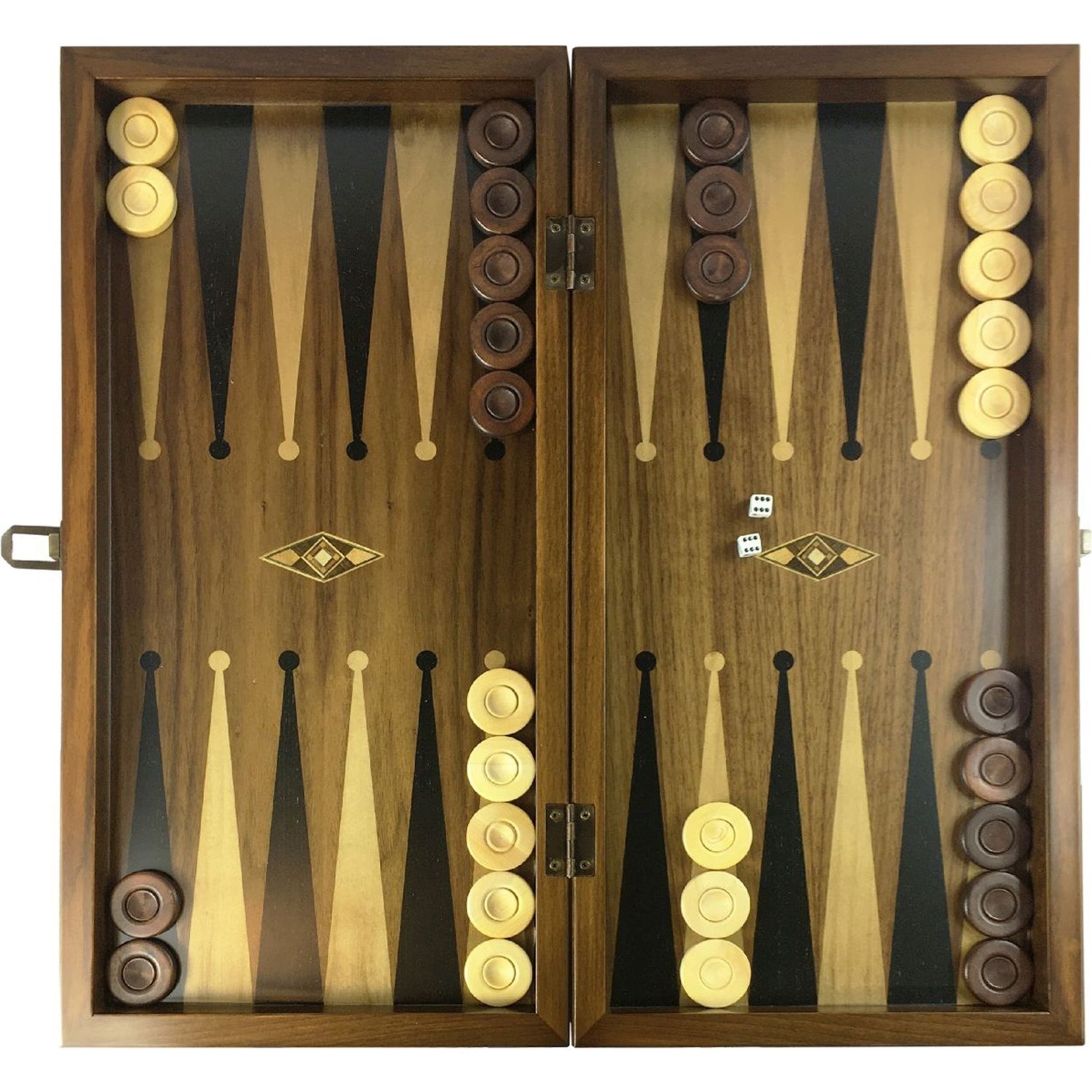 Helena Wood Art Eko Klasik El Yapımı Damalı Ahşap Tavla Seti Fiyatı