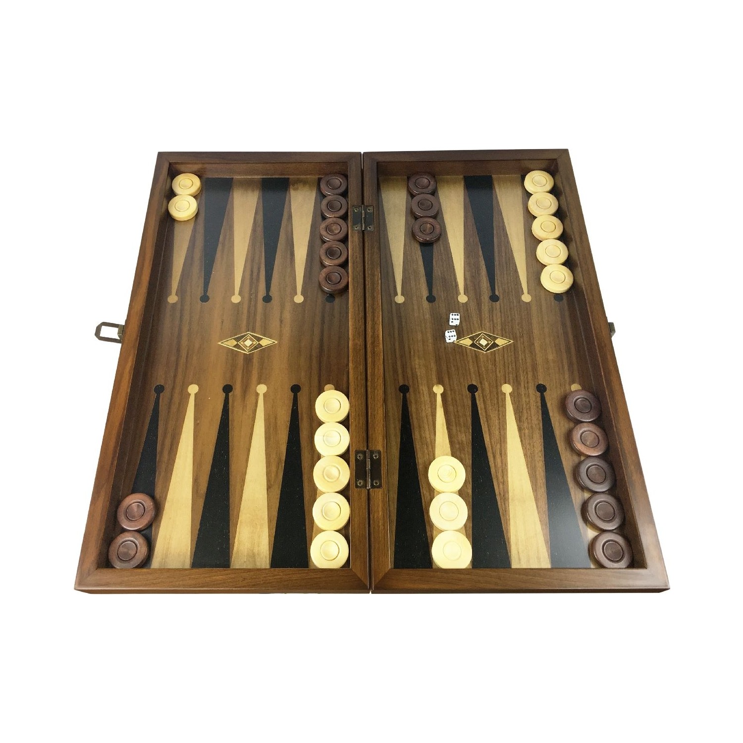 Helena Wood Art Eko Klasik El Yapımı Damalı Ahşap Tavla Seti Fiyatı