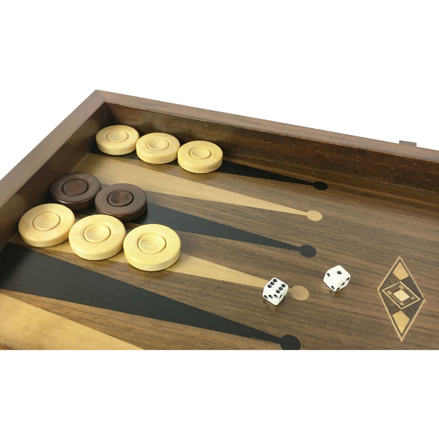 Helena Wood Art Eko Klasik El Yapımı Damalı Ahşap Tavla Seti Fiyatı