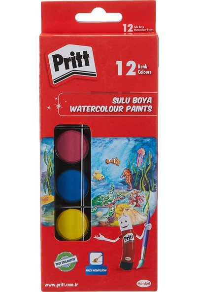 Pritt Sulu Boya Küçük Boy 12 Renk