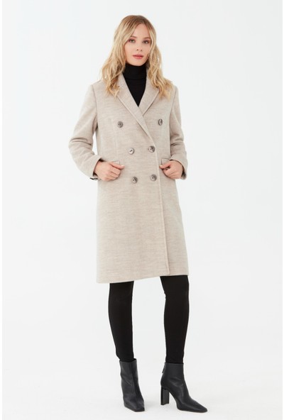 Selen Kırçıllı Balıksırtı Kaban 9097 - Bej