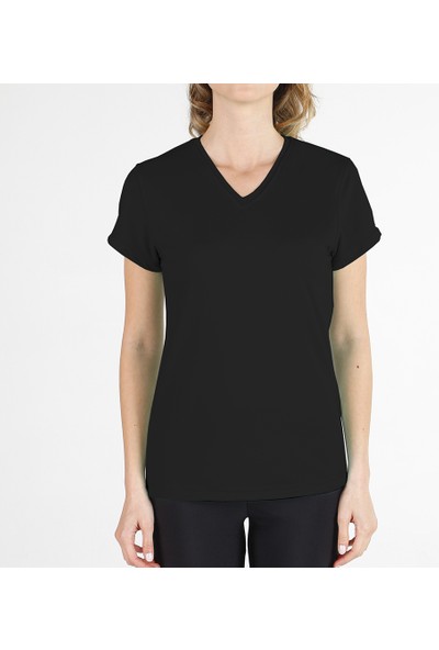 Maxi-Dry Aşırı Terleme Karşıtı Kadın Tişört - V Yaka