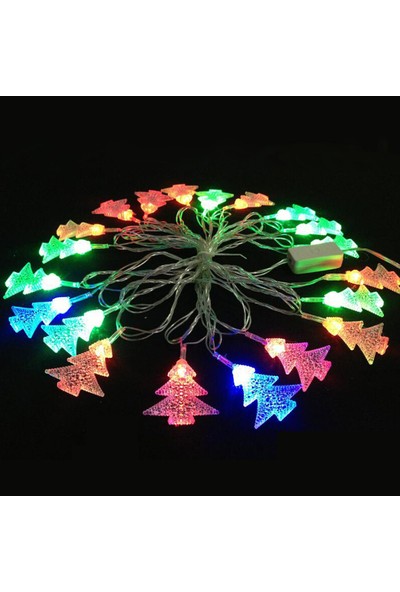 Adekor 10 Ledli Işıklı Mini Çam Ağaçları Adekor 10 Ledli Işıklı Mini Çam Ağaçları
