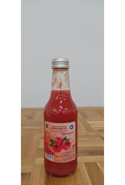Ankara Üniversitesi Domates Suyu 250 ml Cam Şişe 1 Koli ( 24 Adet)