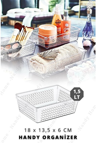 Lira Handy Buzdolabı & Dolap Içi Düzenleyici Organizer 1,5 Lt 18X13,5X6 cm Lira Handy Buzdolabı & Dolap Içi Düzenleyici Organizer 1,5 Lt 18X13,5X6 cm