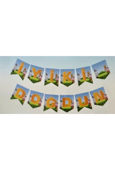 Dipak Safari Karakter Temalı Iyiki Doğdun Yazılı Banner Dipak Safari Karakter Temalı Iyiki Doğdun Yazılı Banner