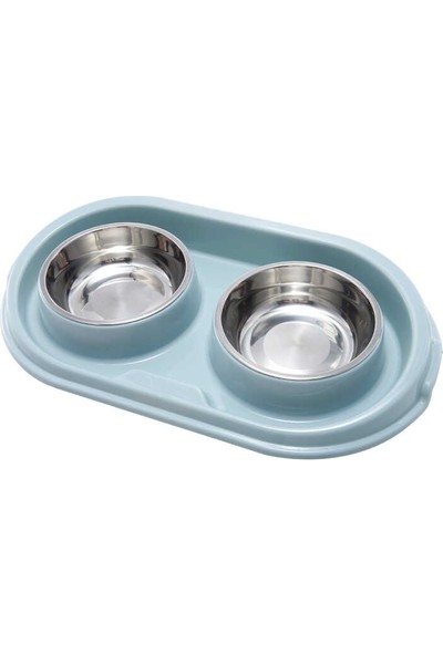 En Uygun Ürün Mikopet Plate Mama Su Kabı-Mavi