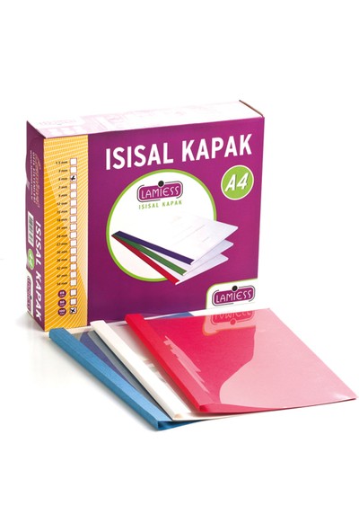 Lamiess 3 mm Isısal Cilt Kapağı Beyaz 100 Adet