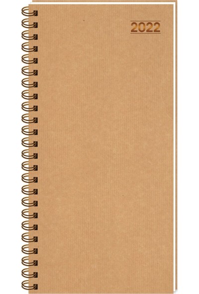 Keskin Color AJ73 2022 Kraft Haftalık Cep Ajandası Keskin Color AJ73 2022 Kraft Haftalık Cep Ajandası