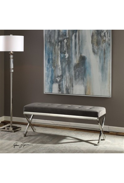 Püff Konsept Modern Dekoratif Saye Bench